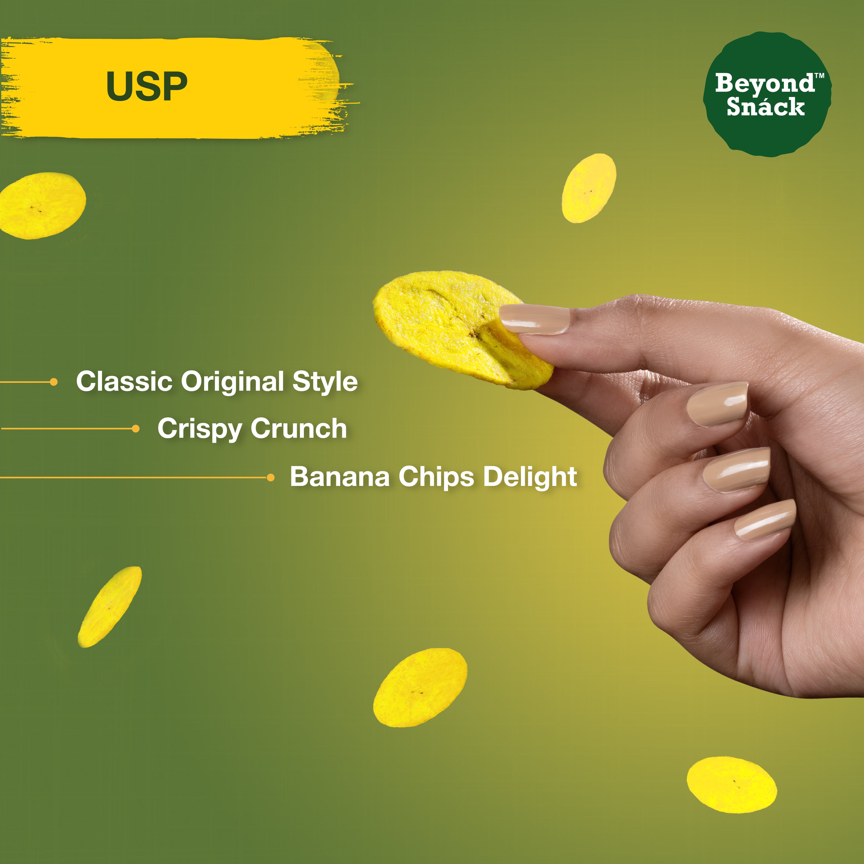 Beyond Snack Kerala Banana Chips Original Style 300g(3x100g) Thin ...