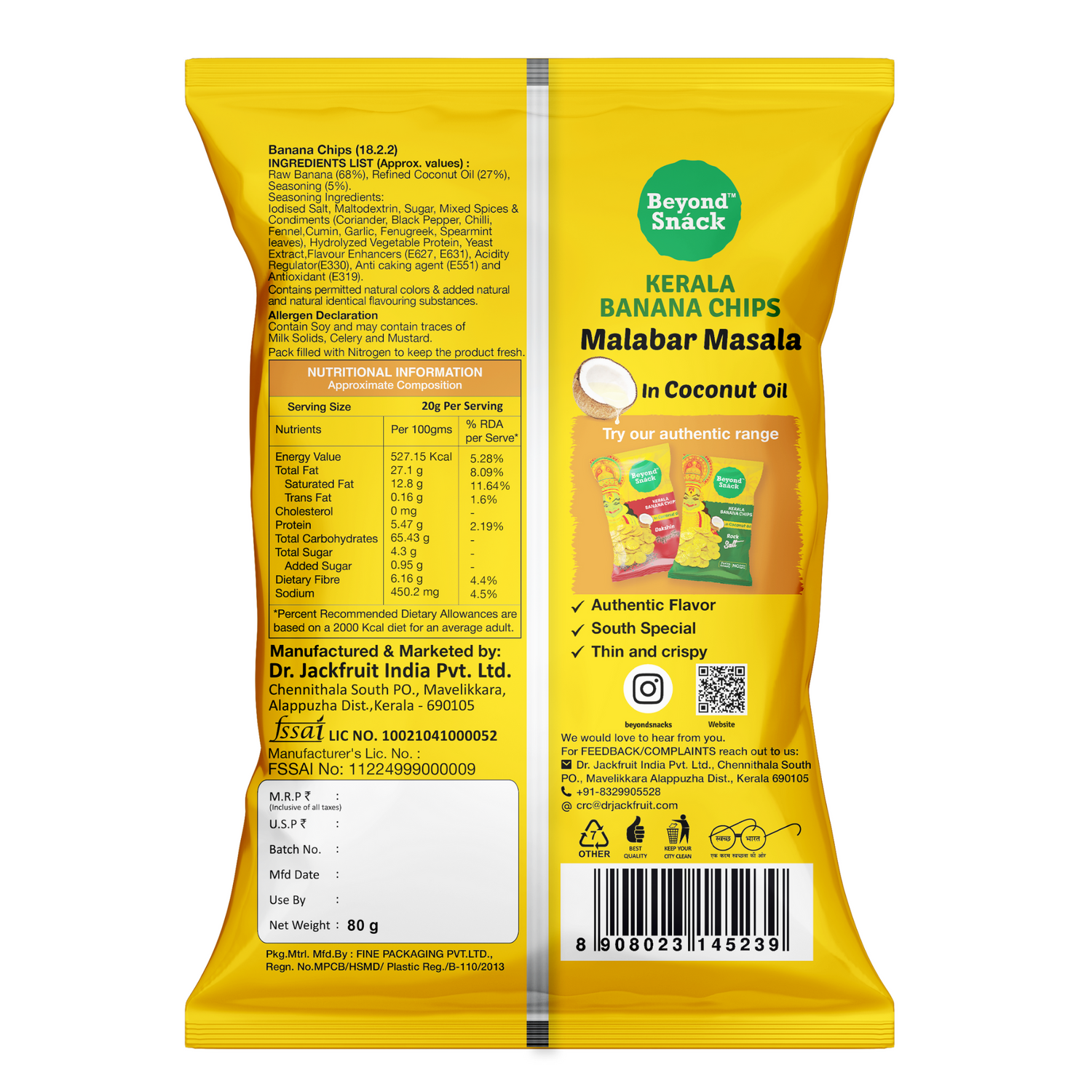 Malabar Masala made in Coconut Oil | Beyond Snack