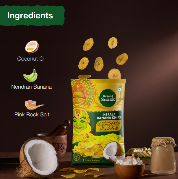Banana Chips in Coconut Oil and Rock Salt | Beyond Snack