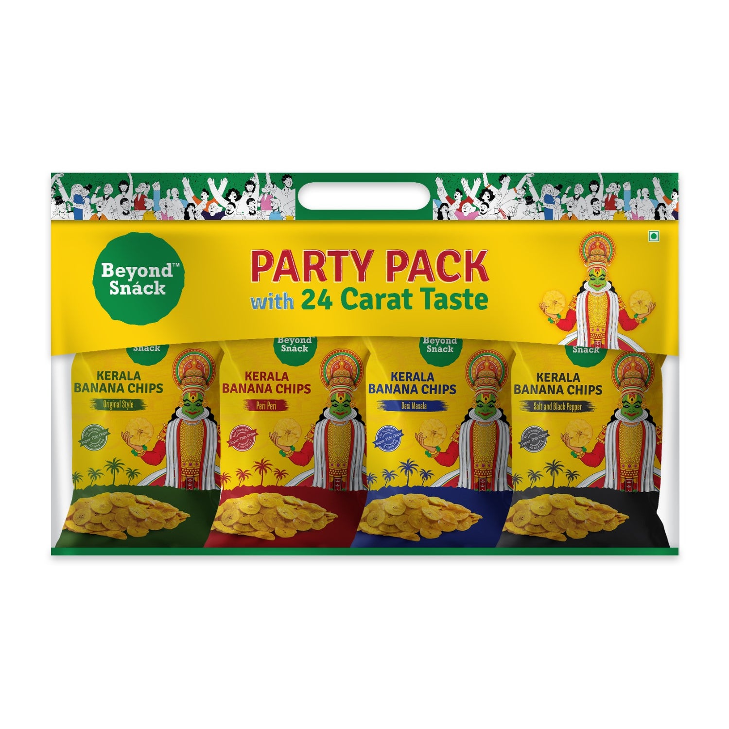 Party Pack (Original Style, Peri Peri, Salt & Black Pepper and Desi Ma ...